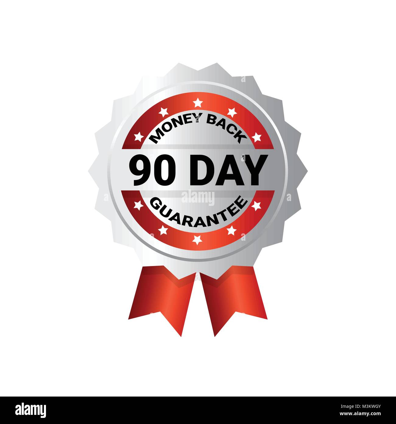 90 day money back guarantee Stock Vector Images - Alamy