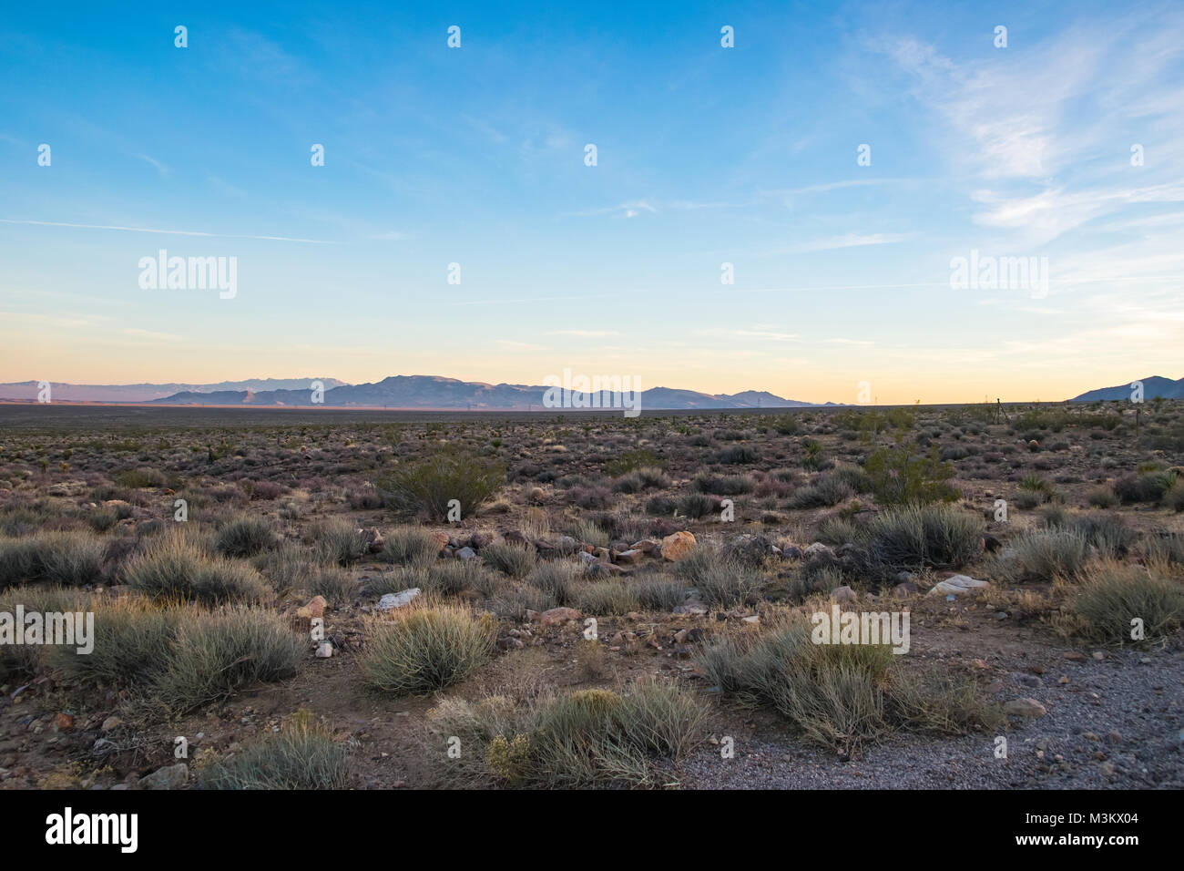 Panoramic picture of Arizona desert at daytime, United States southwest ...