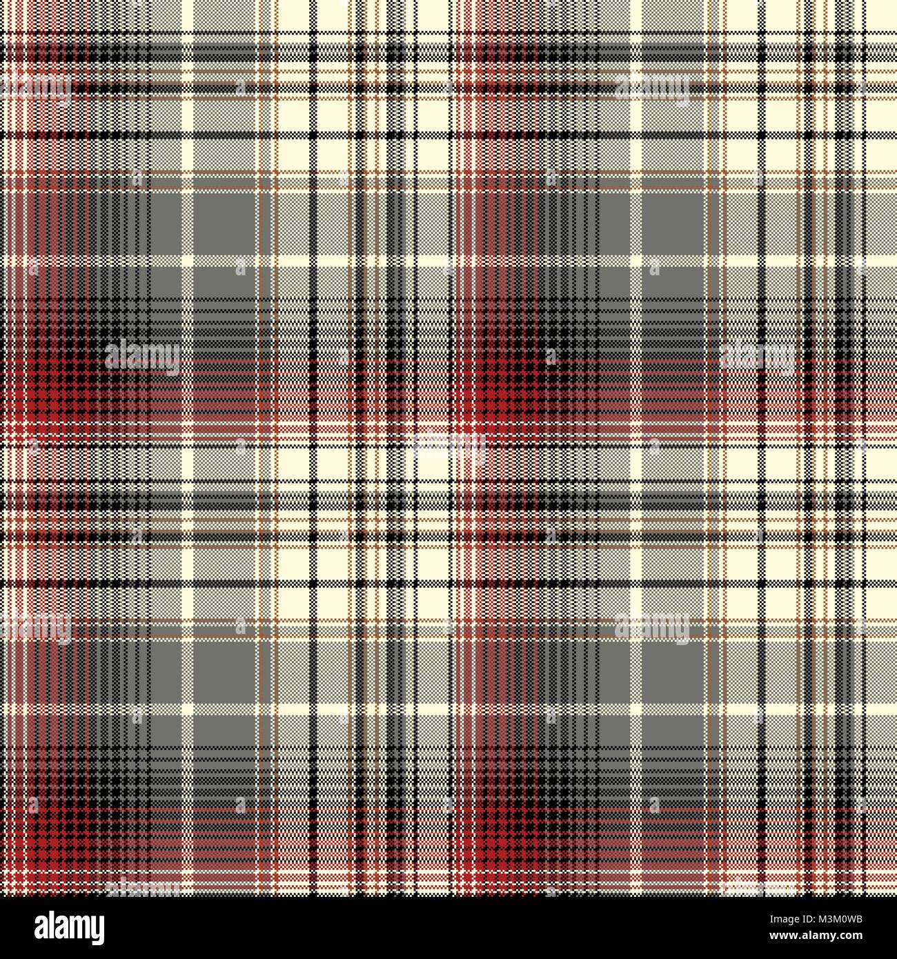 Pixel pattern seamless fabric texture. Vector illustration Stock Vector ...