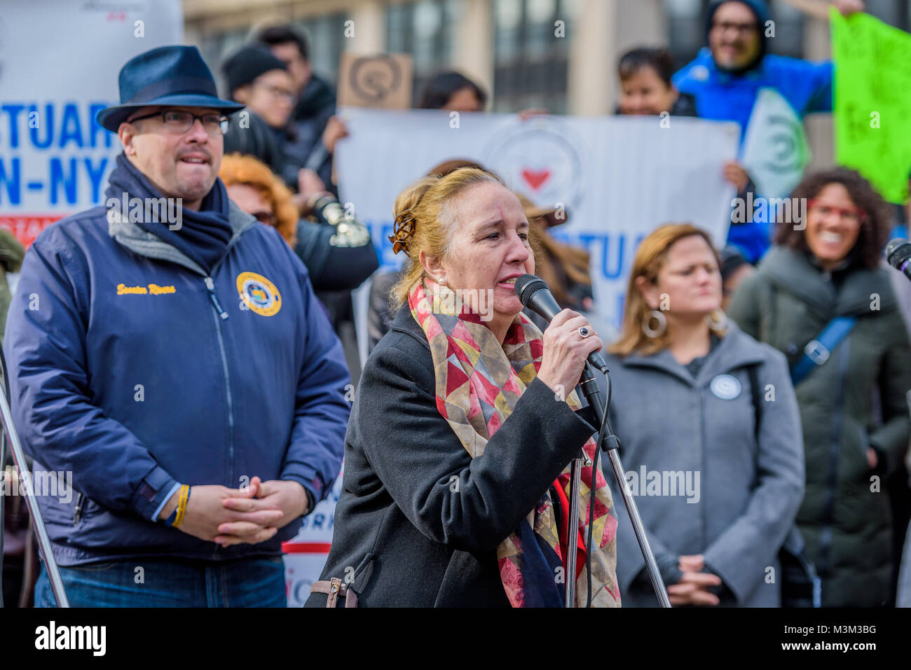 Manhattan Borough President Gale A. Brewer - Ravi Ragbir, executive ...