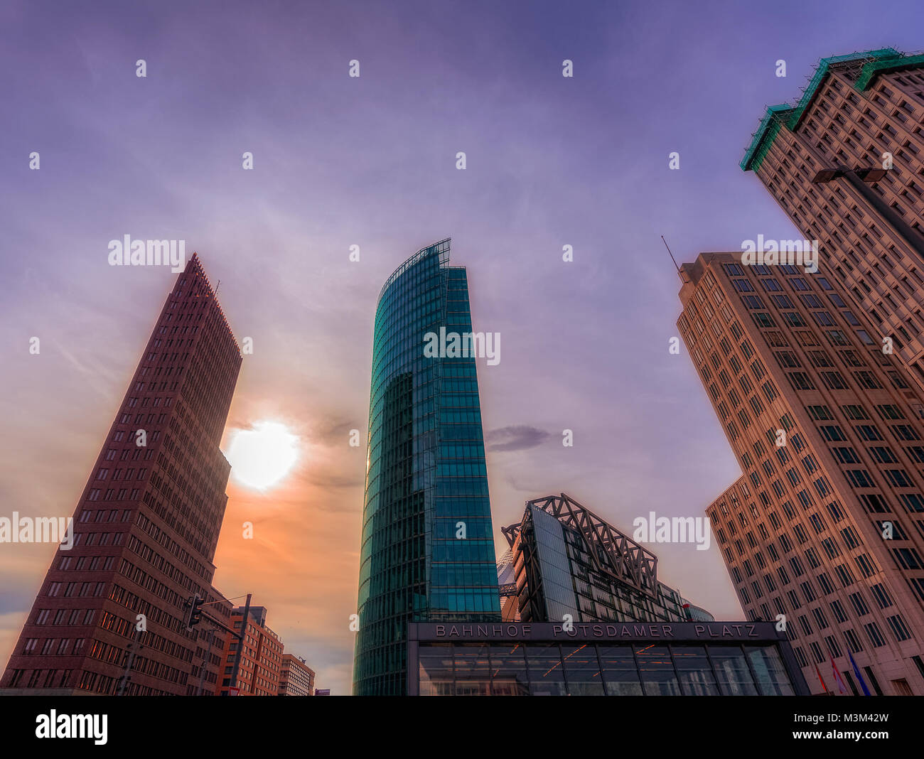 View towards potsdamer platz hi-res stock photography and images - Alamy