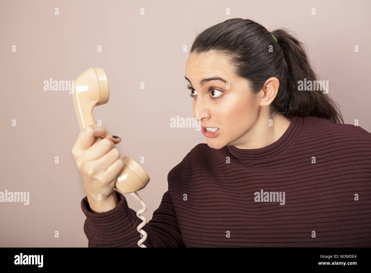 Snarl woman hi-res stock photography and images - Alamy
