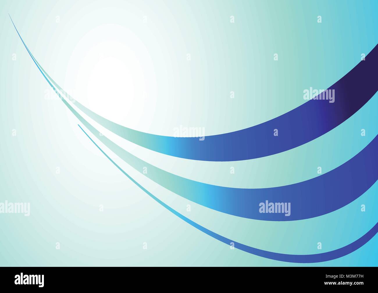 Business concept card - blue stripes. Vector illustration Stock Vector ...