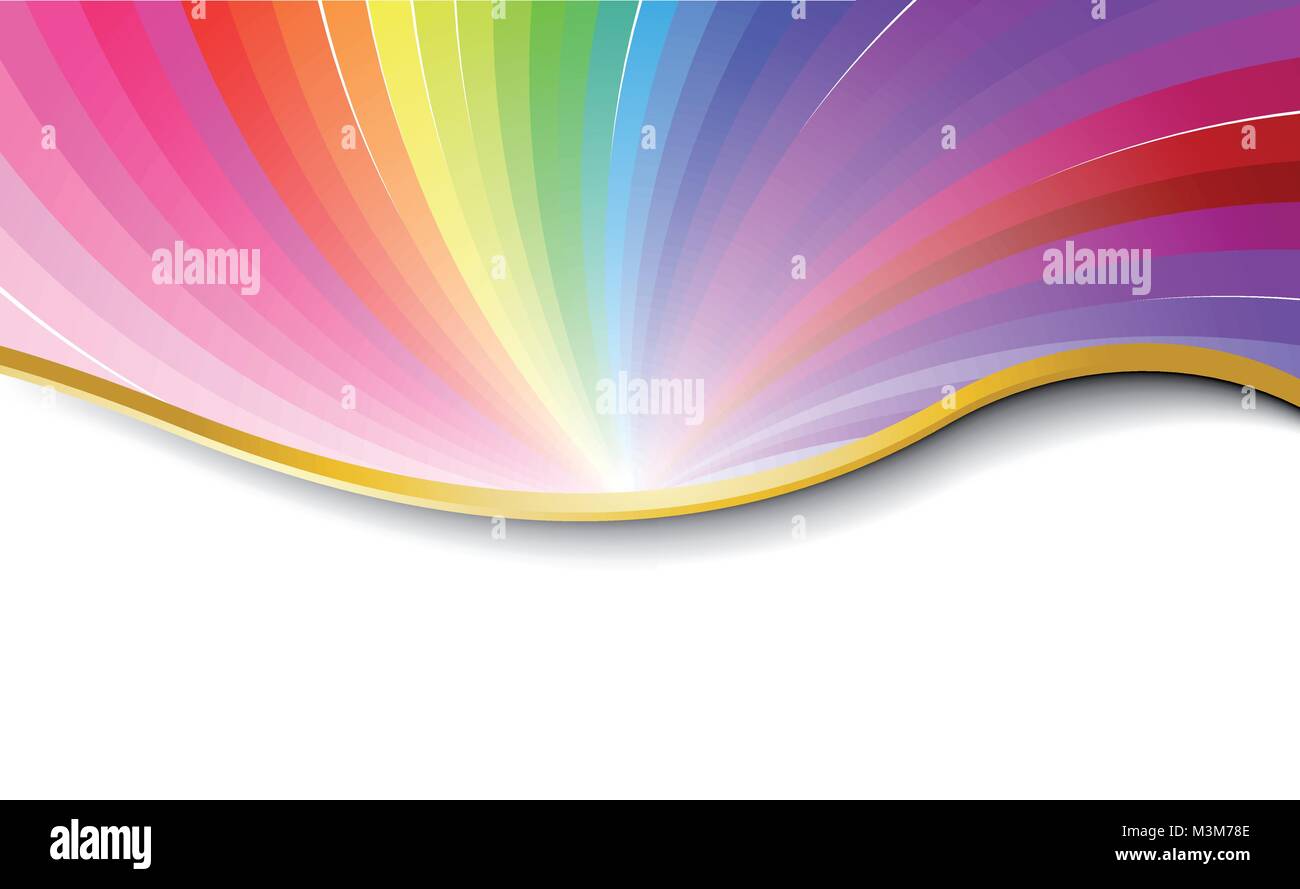 Rainbow abstract pattern. Vector illustration Stock Vector Image & Art ...