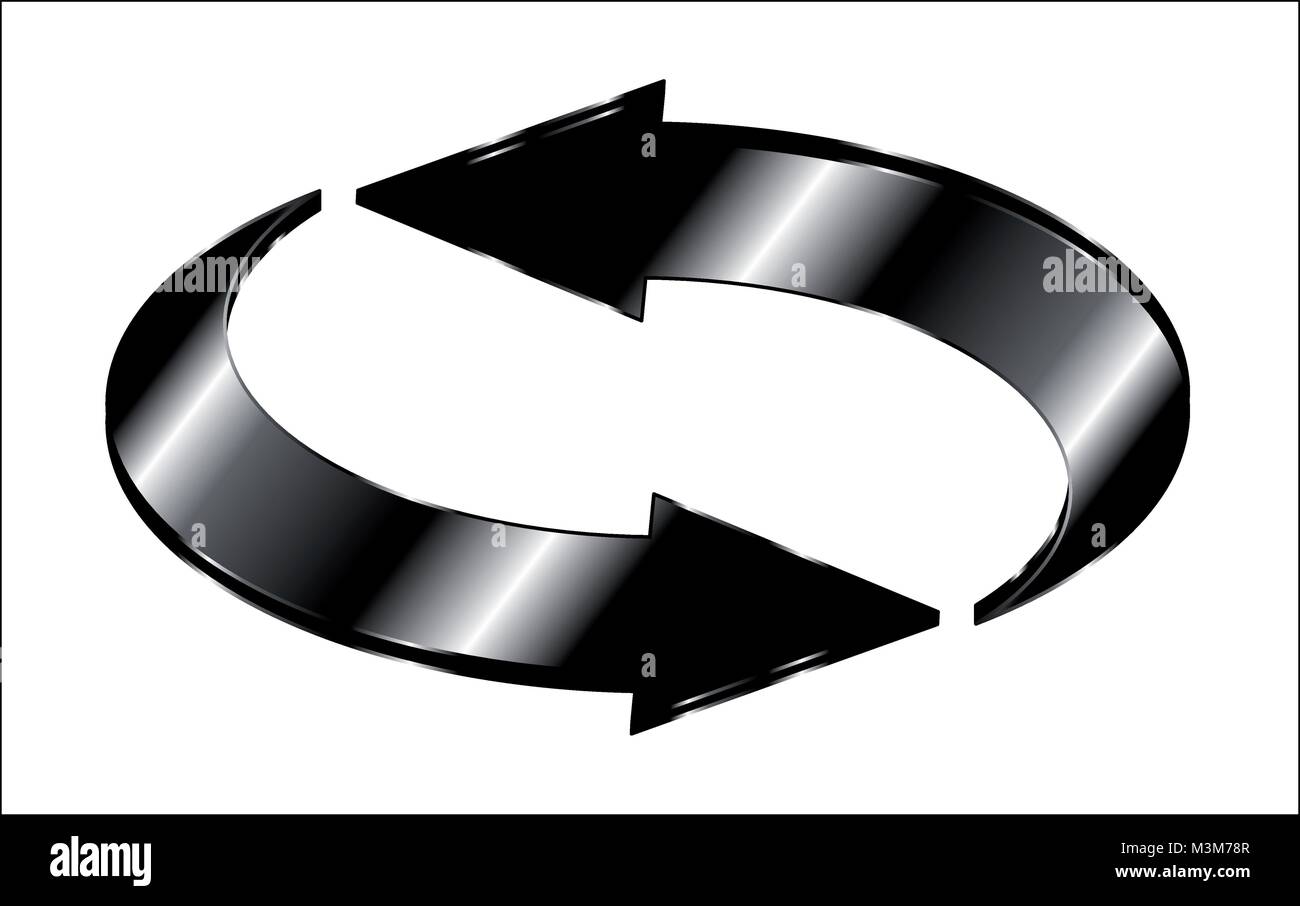 Silver arrow sign. Vector illustration Stock Vector Image & Art - Alamy