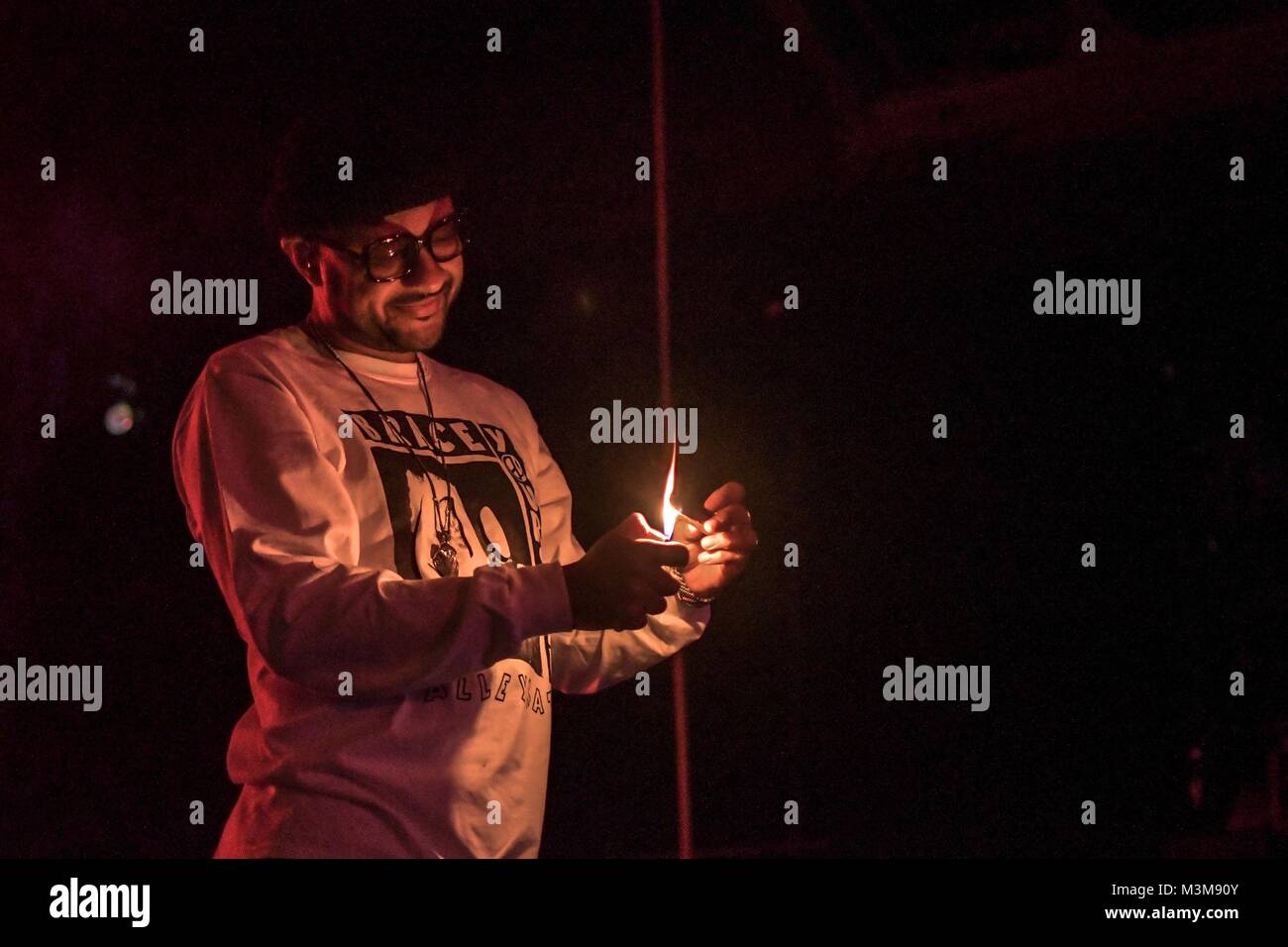 MC Nelson - Invisible Wind Factory Liverpool - 09/02/2018 Stock Photo ...