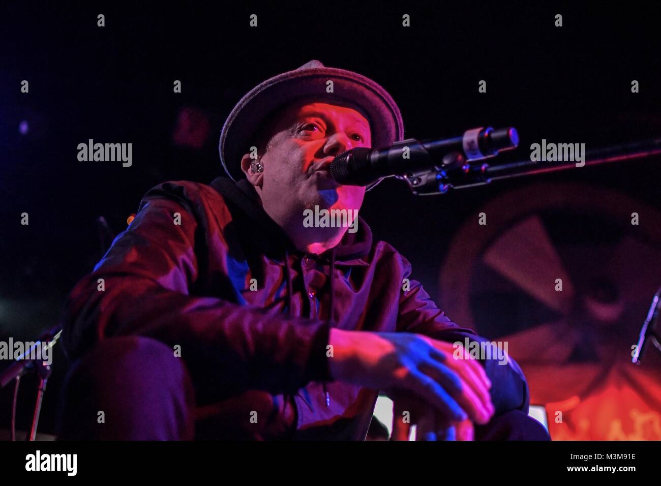 MC Nelson - Invisible Wind Factory Liverpool - 09/02/2018 Stock Photo ...