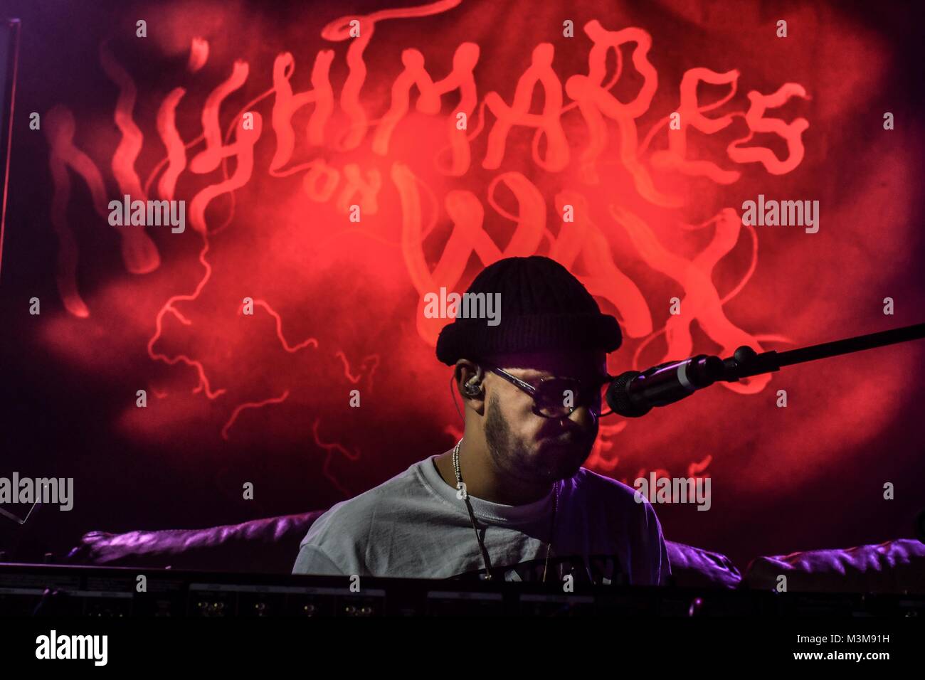 MC Nelson - Invisible Wind Factory Liverpool - 09/02/2018 Stock Photo ...