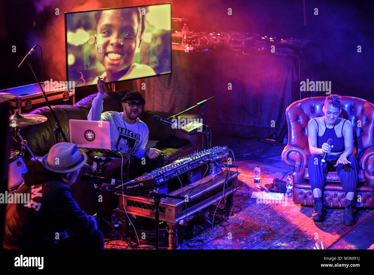 MC Nelson - Invisible Wind Factory Liverpool - 09/02/2018 Stock Photo ...