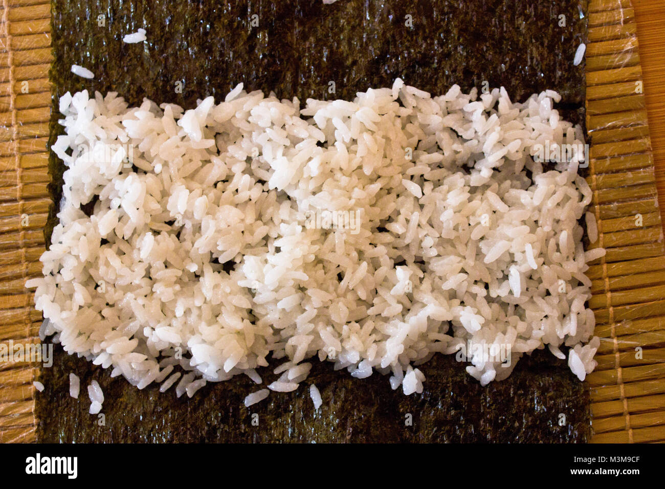 Korean seaweed rice rolls hi-res stock photography and images - Alamy