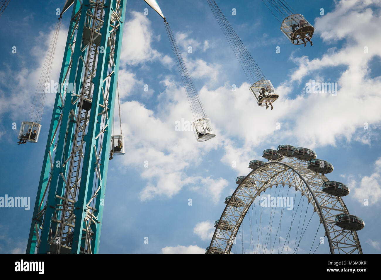 Carousel ride south bank london High Resolution Stock Photography and ...