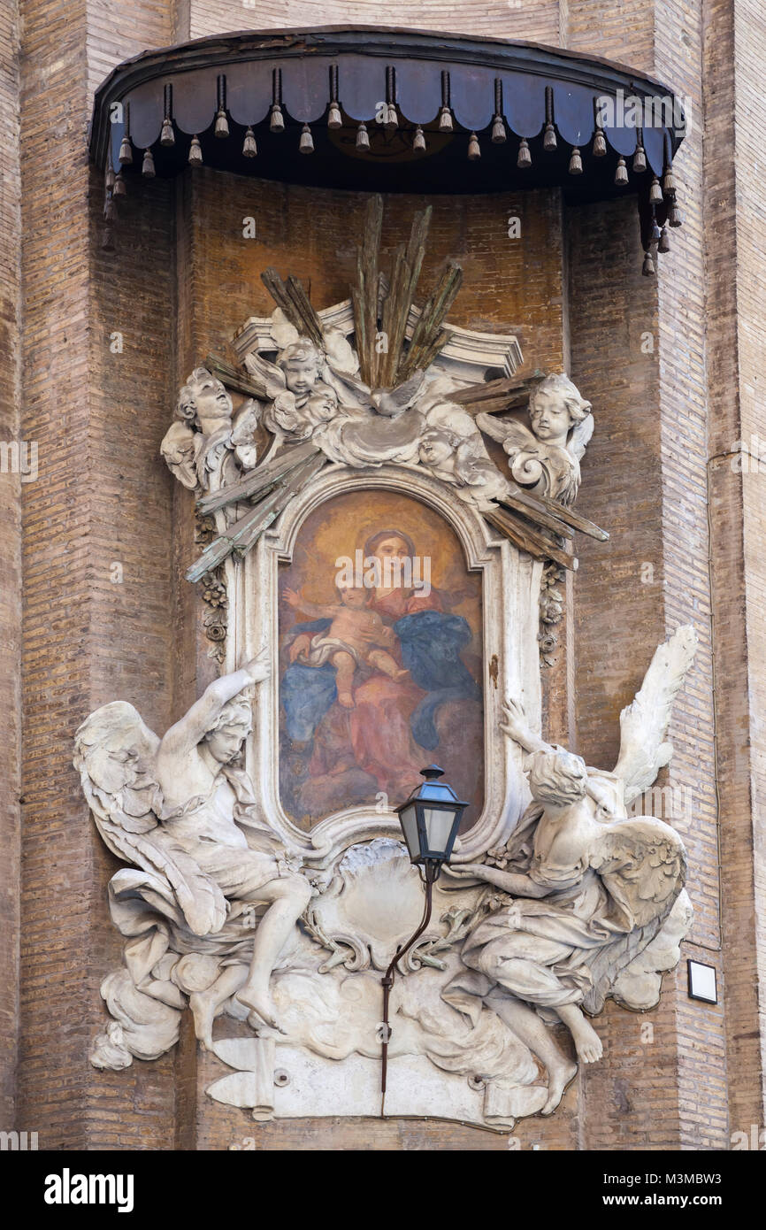 Largo Pietro di Brazza. Classical ancient painting of the Nativity of ...