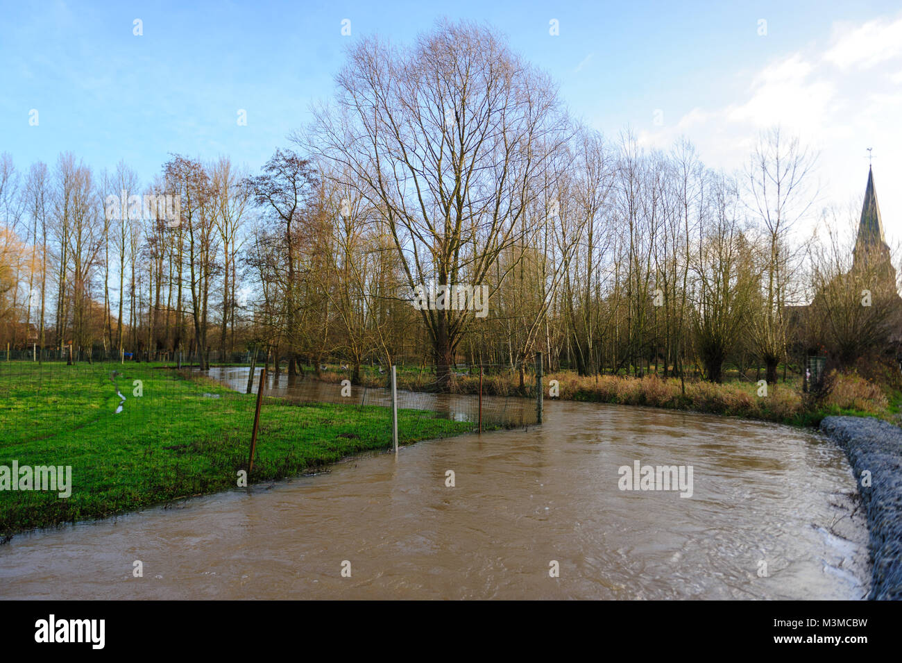 Flooding in Flanders Stock Photo - Alamy