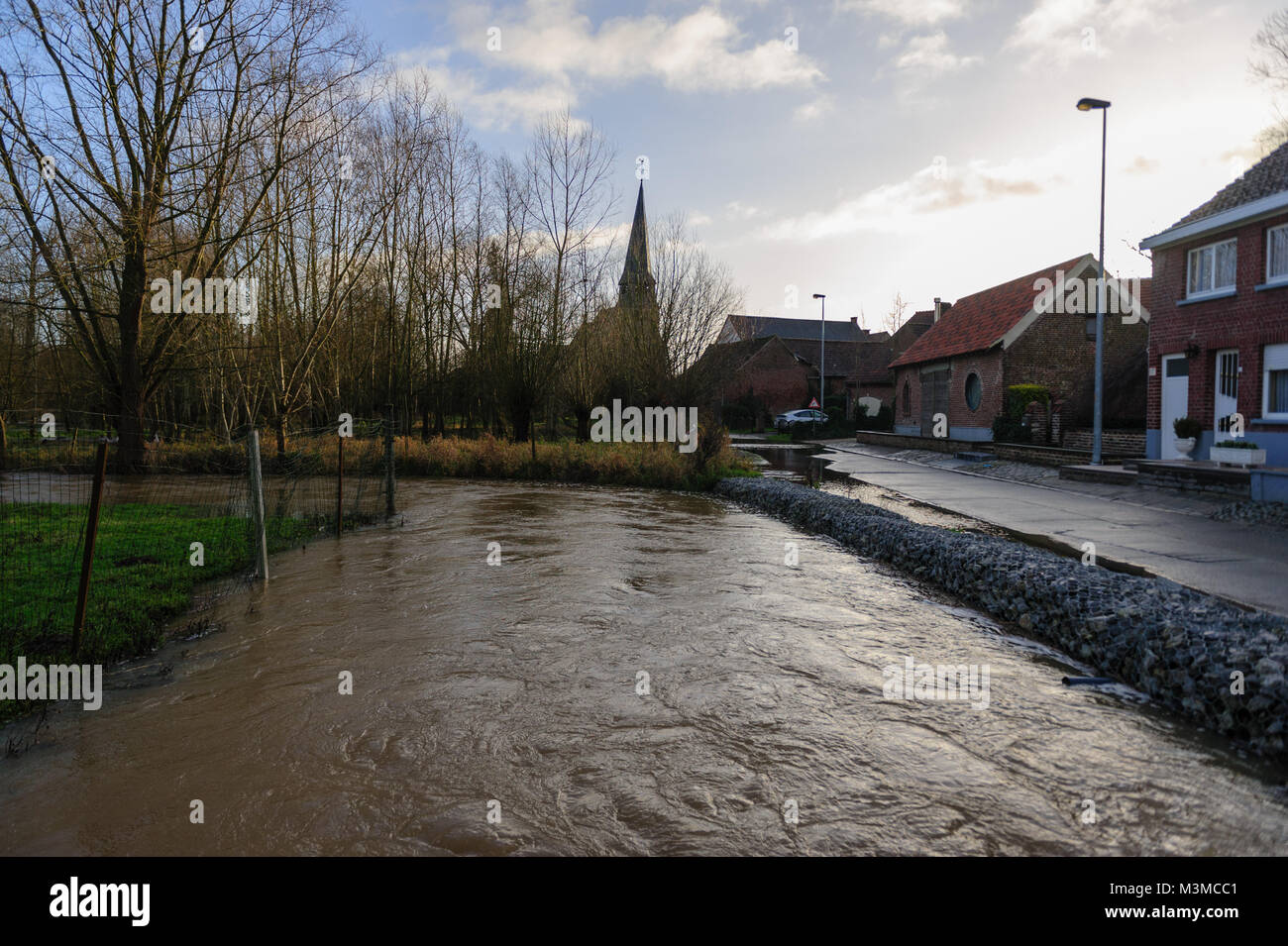 Flooding in Flanders Stock Photo - Alamy