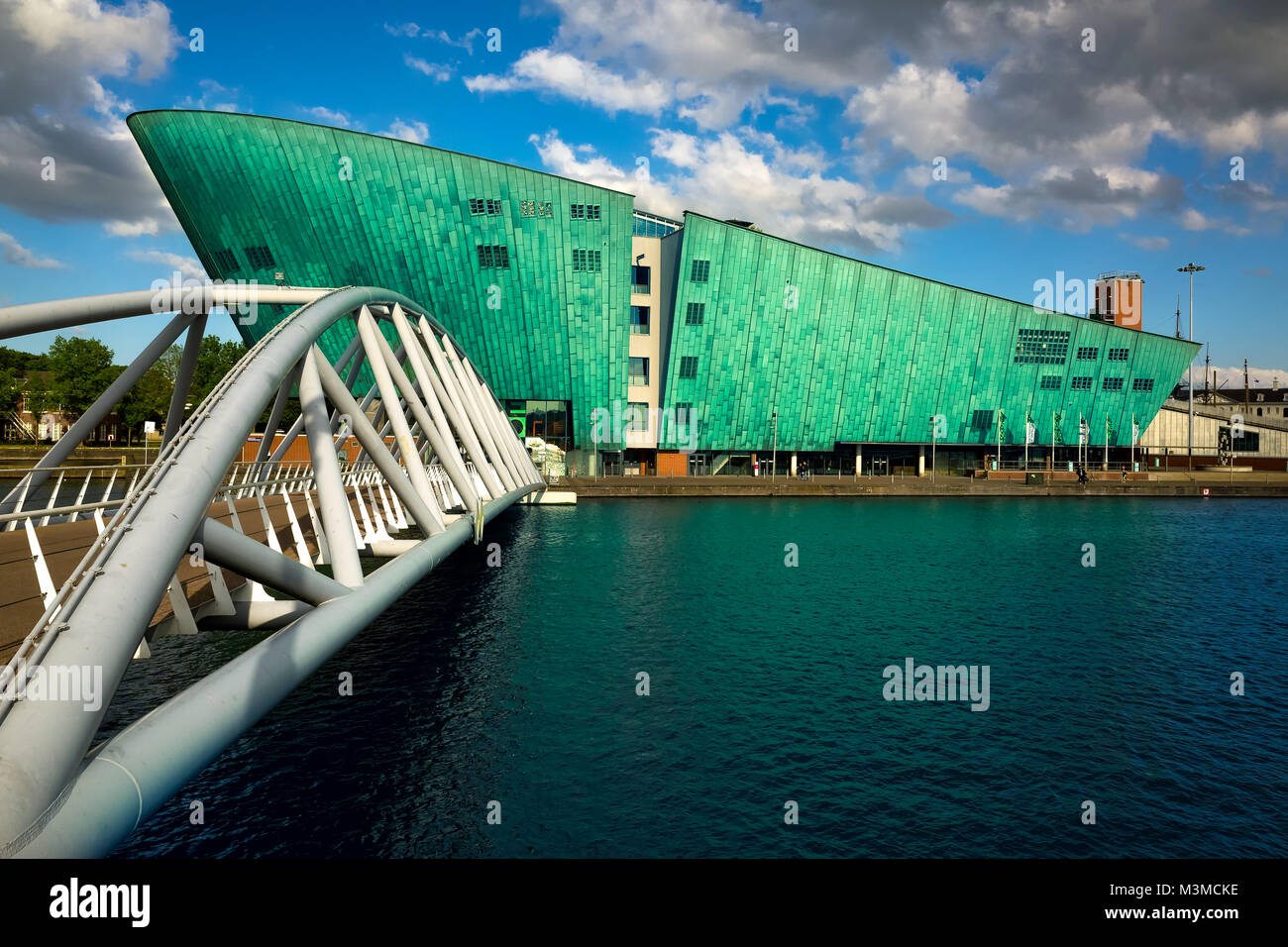 The New Metropolis or Nemo science museum in Amsterdam, the Netherlands ...