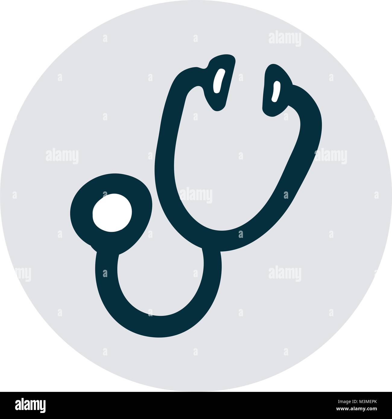 Stethoscope simple sketch icon Stock Vector Image & Art - Alamy