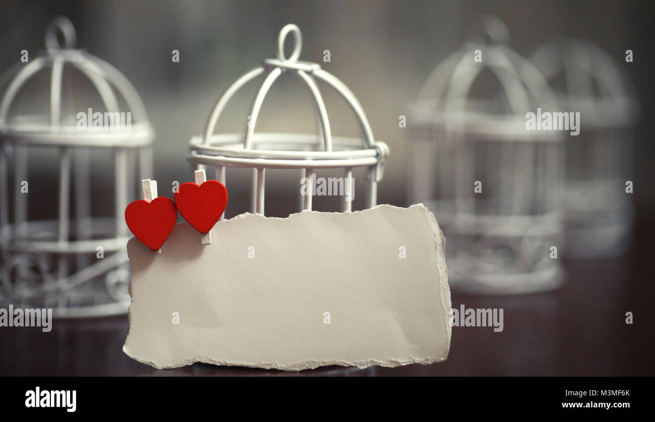 white sheet of paper love notes and heart shape Stock Photo - Alamy