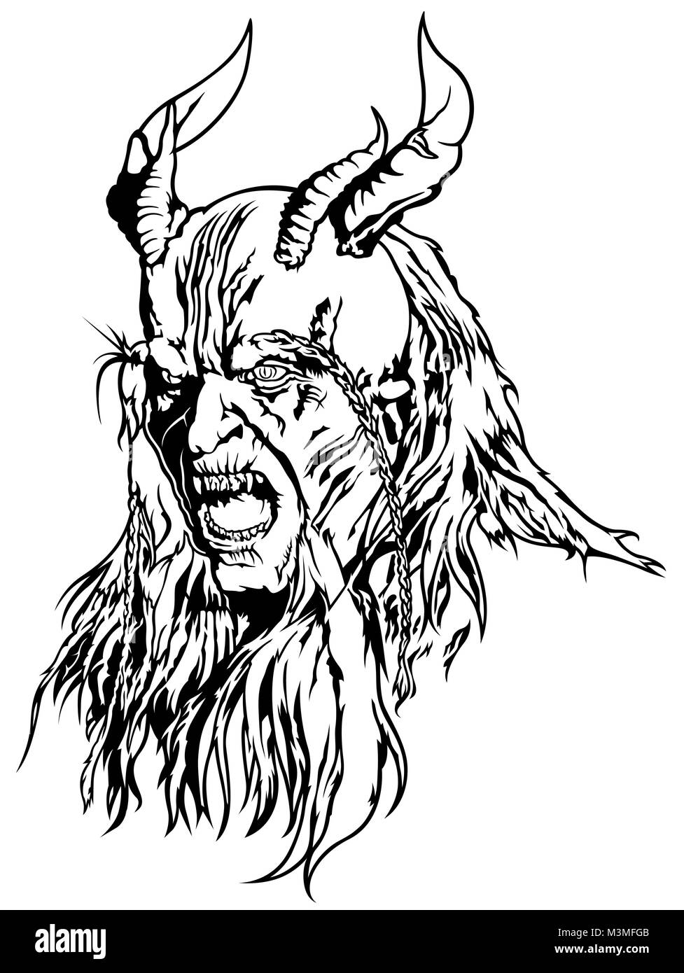 Four horns hi-res stock photography and images - Alamy