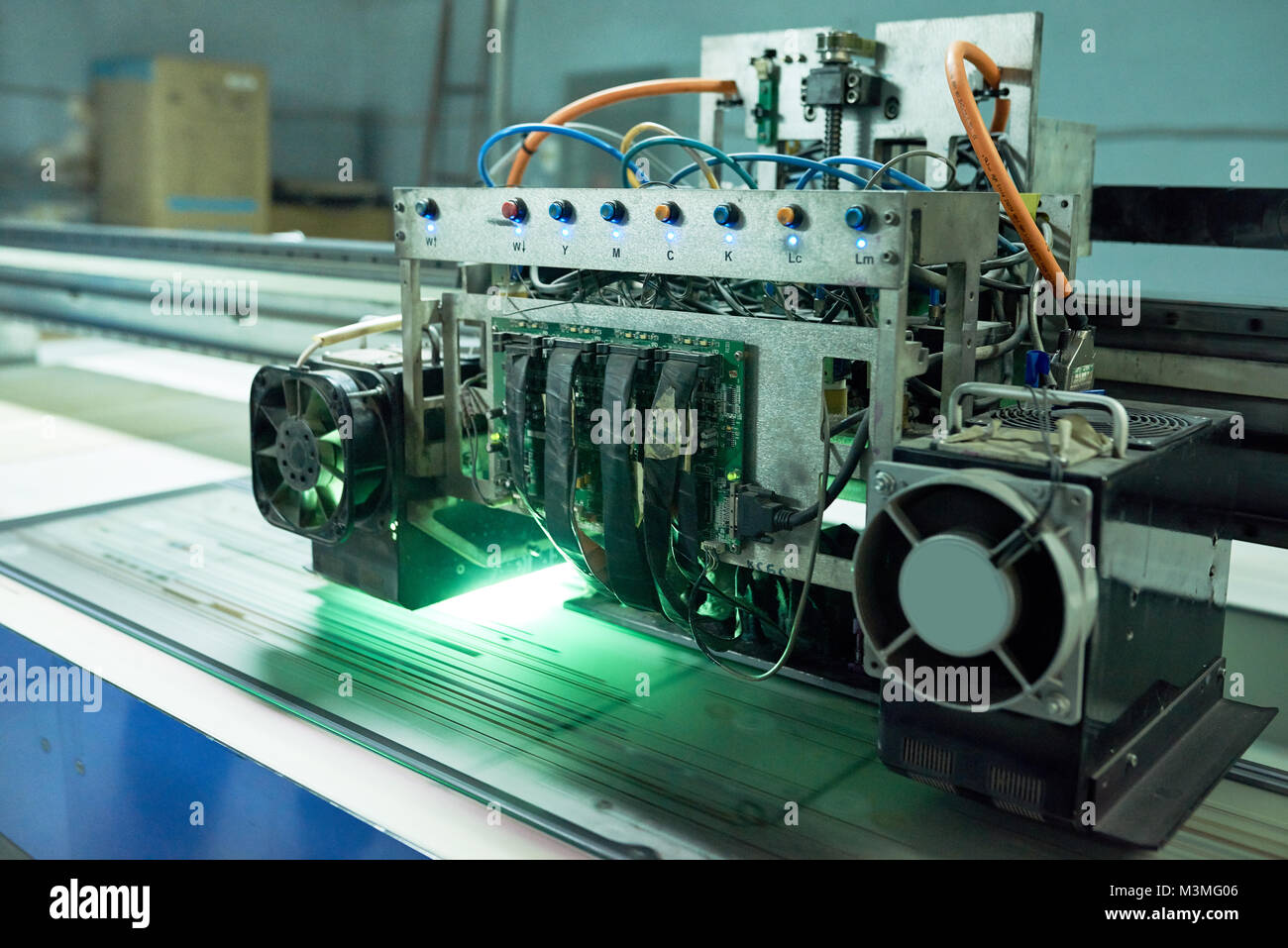 Modern CNC Machine at Factory Stock Photo - Alamy
