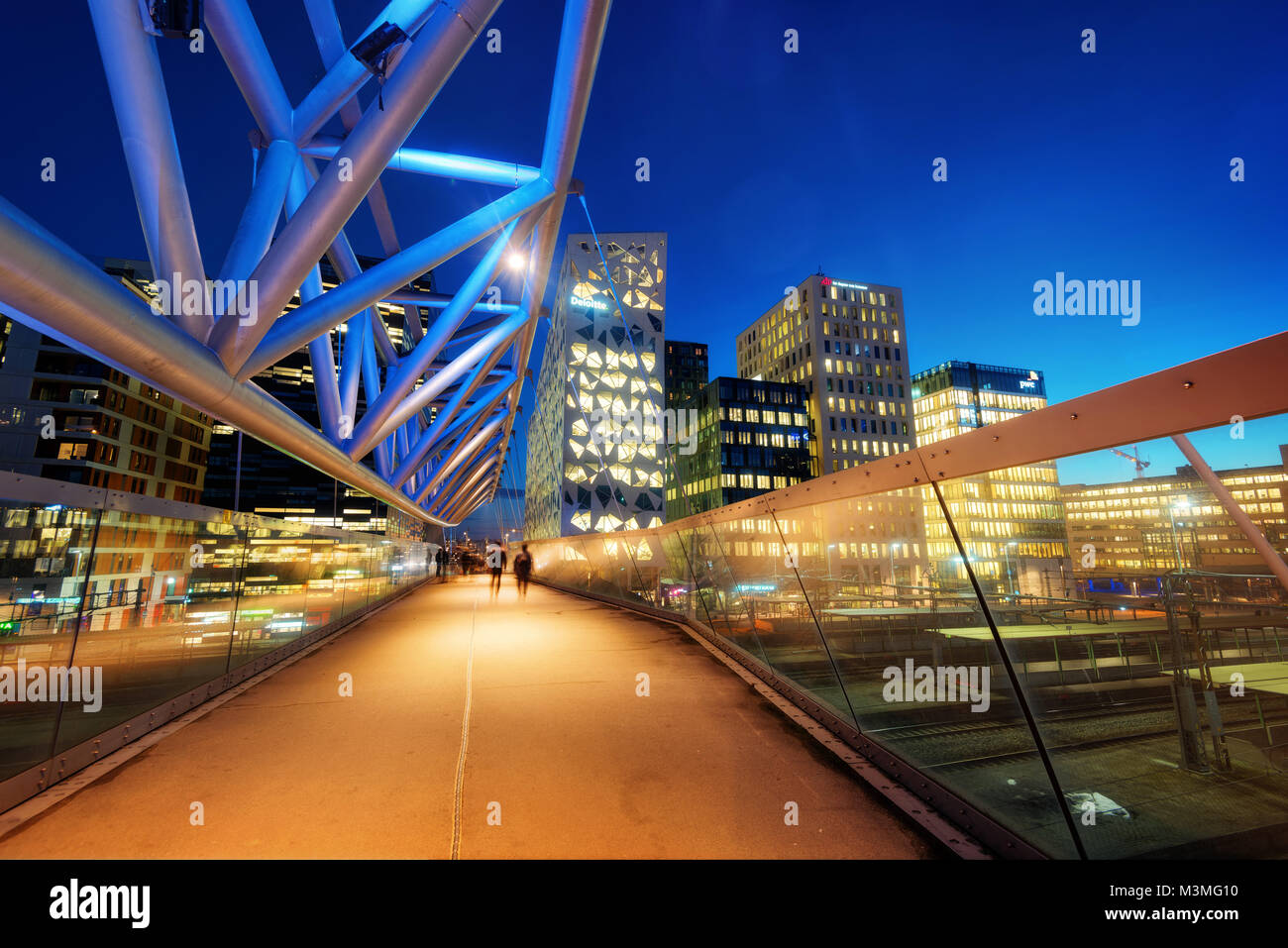 Oslo at night hi-res stock photography and images - Alamy