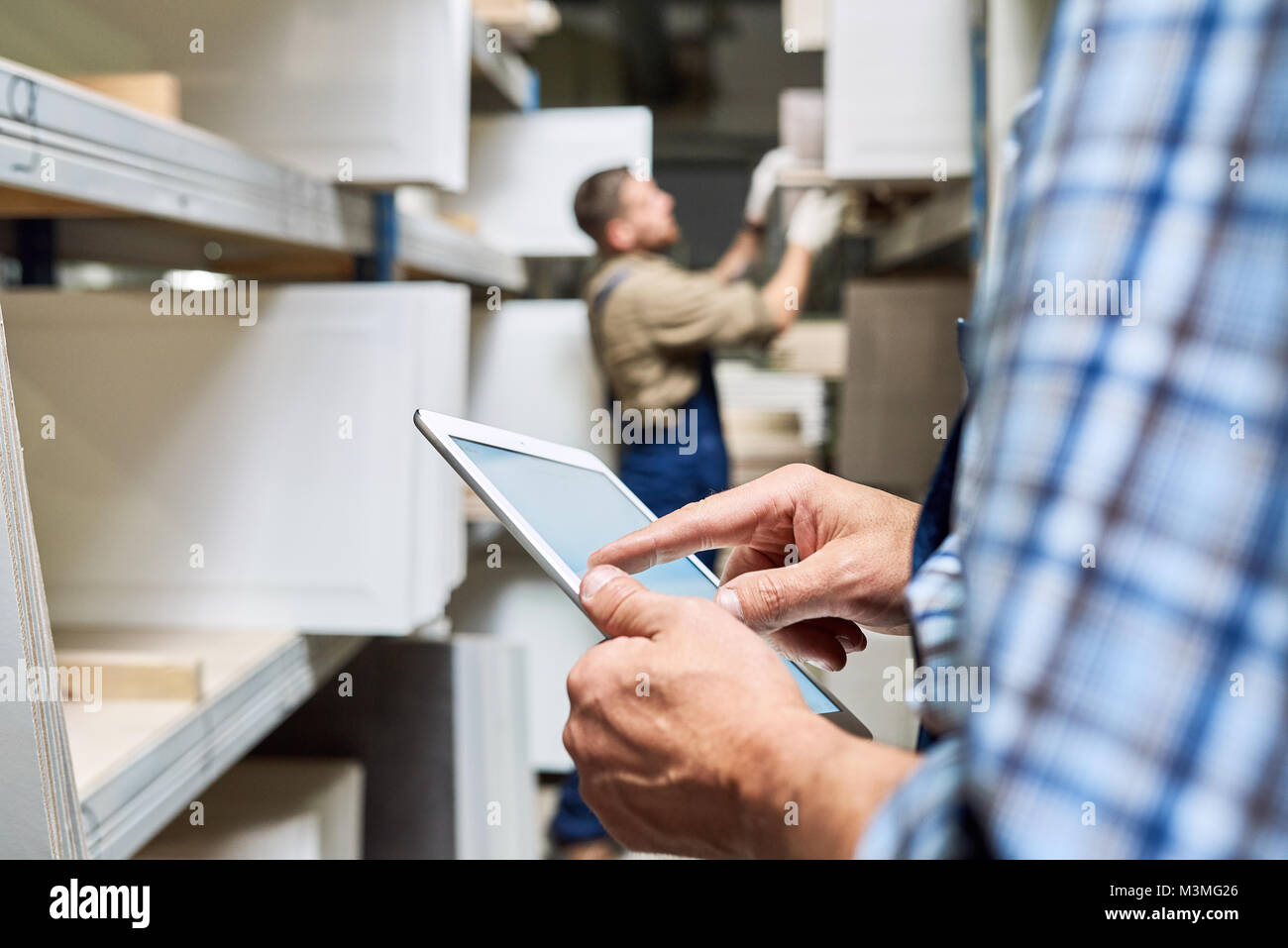 Industrial workers hand hi-res stock photography and images - Alamy