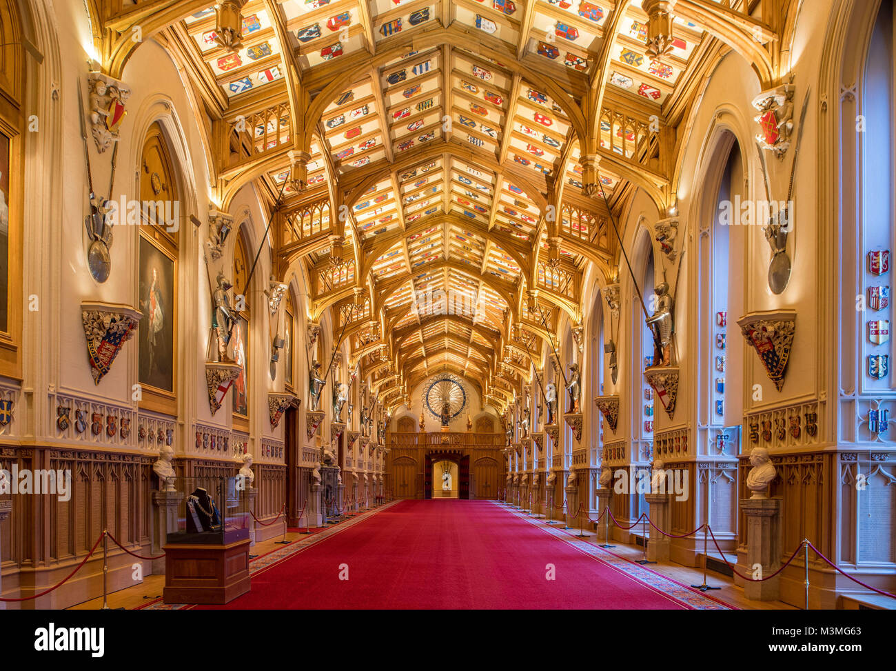 Georges hall at windsor castle hi-res stock photography and images - Alamy