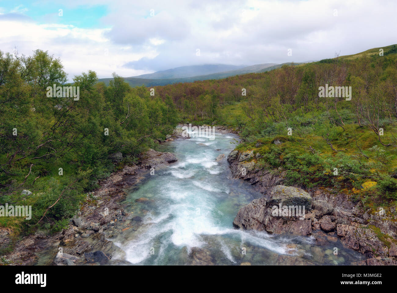 Norway Mountain River taken in 2017 Stock Photo - Alamy