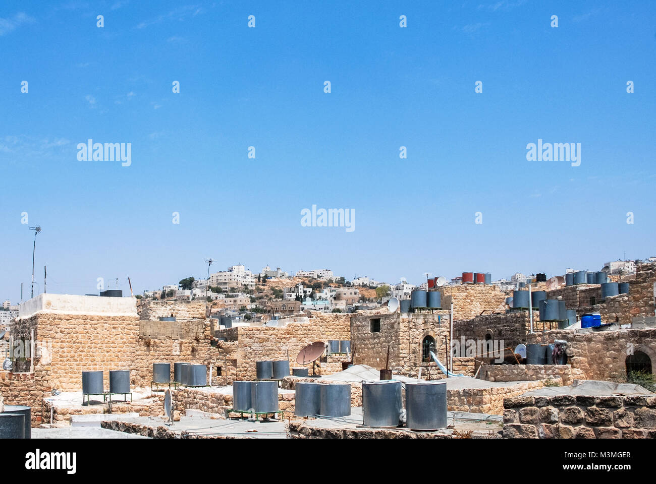 Horizontal picture of old houses built with traditional bricks in ...