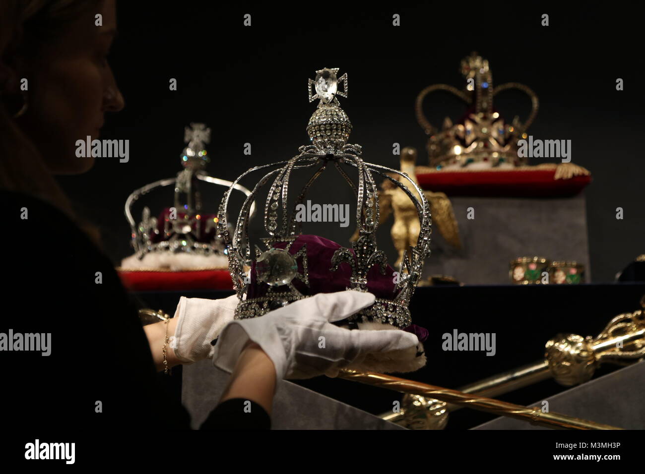 Replica crown jewels for auction at Sotheby's Featuring: Atmosphere ...