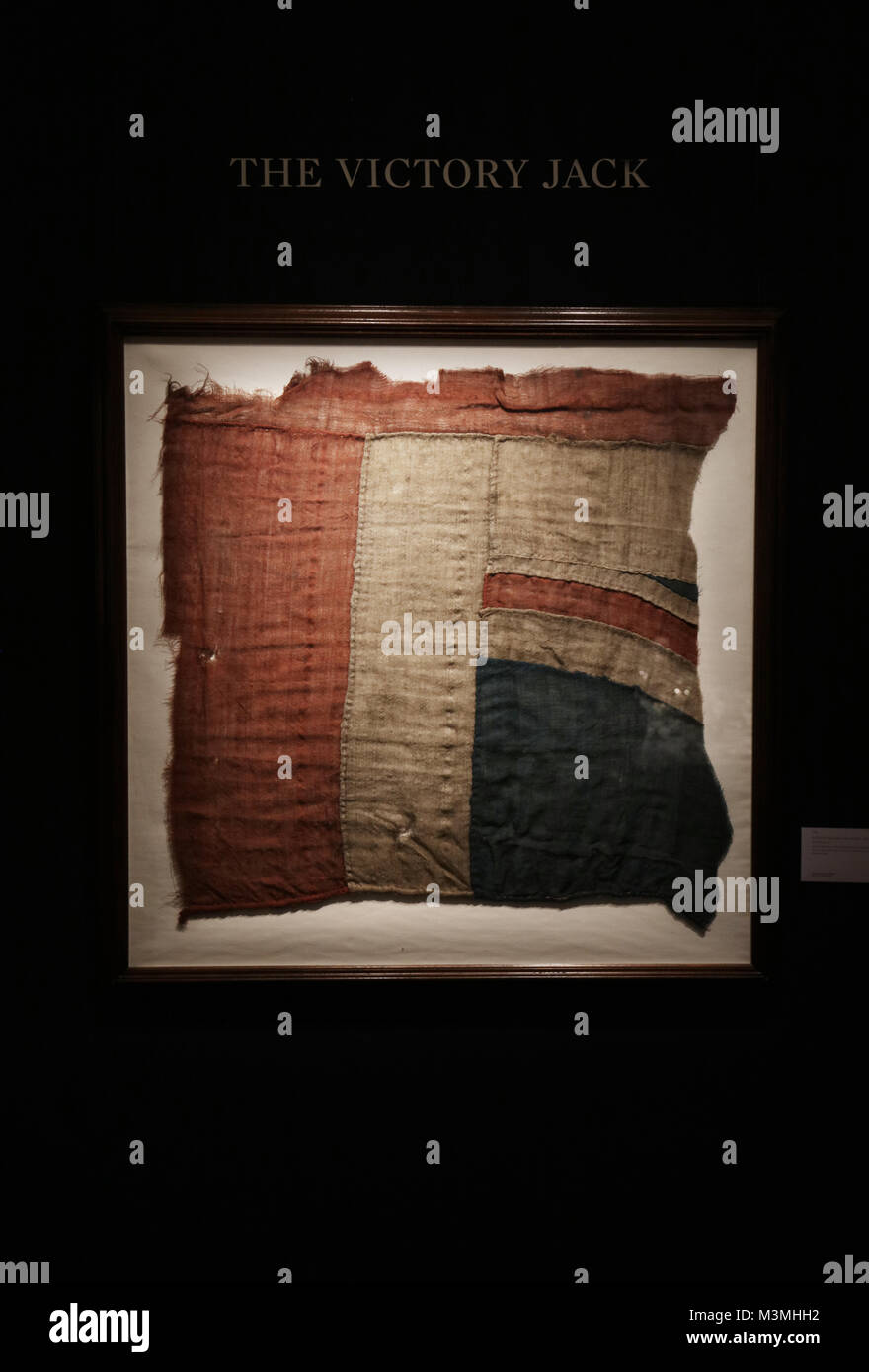 Flag from HMS Victory auction at Sotheby's. Fragment of the Union flag ...
