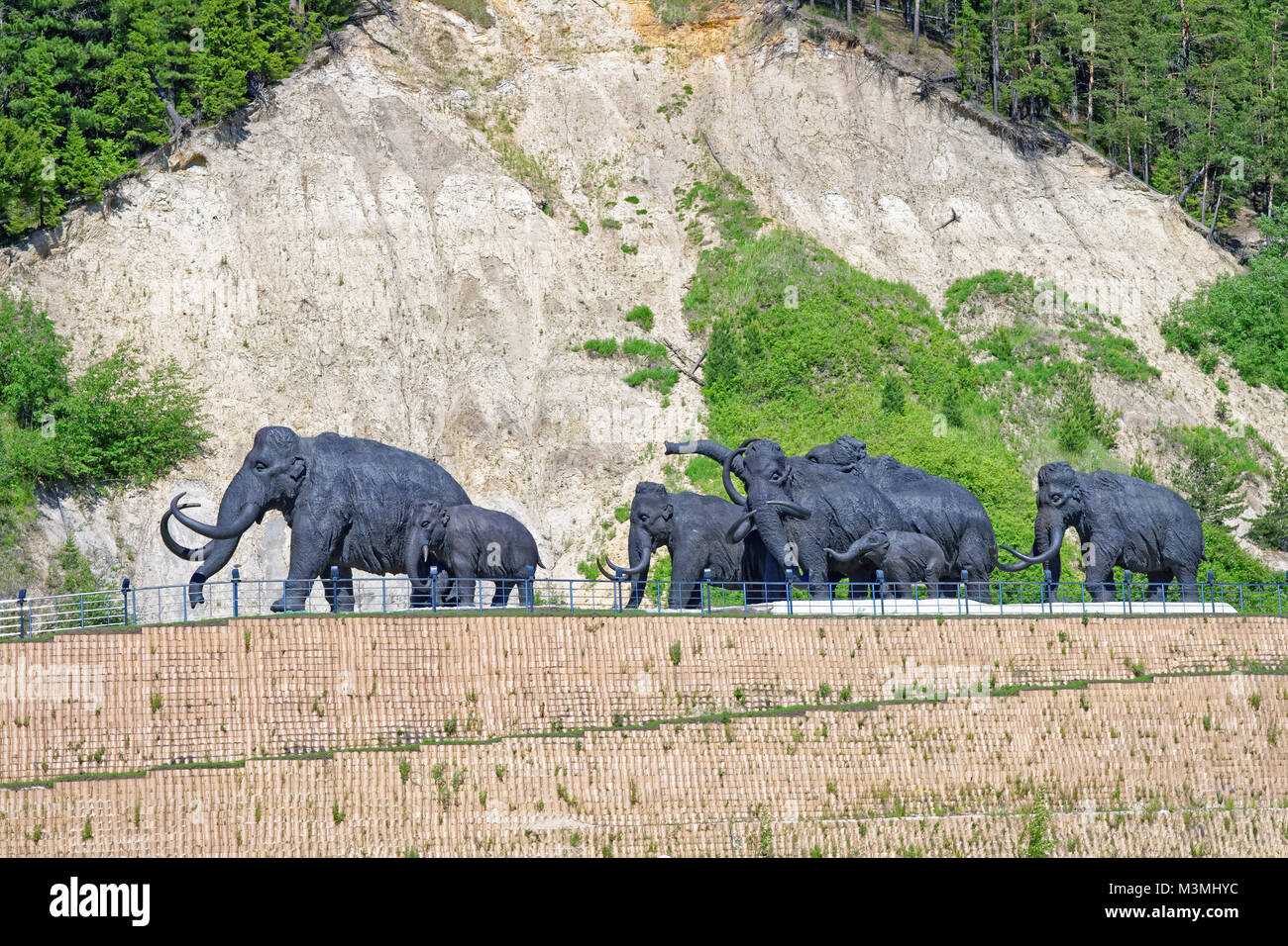 Editorial. Khanty-Mansiysk, Yugra, Russia, June 23, 2008 . Archeopark ...