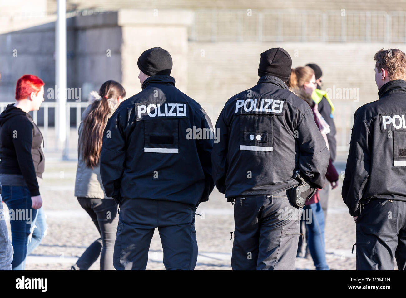 german police officers Stock Photo - Alamy