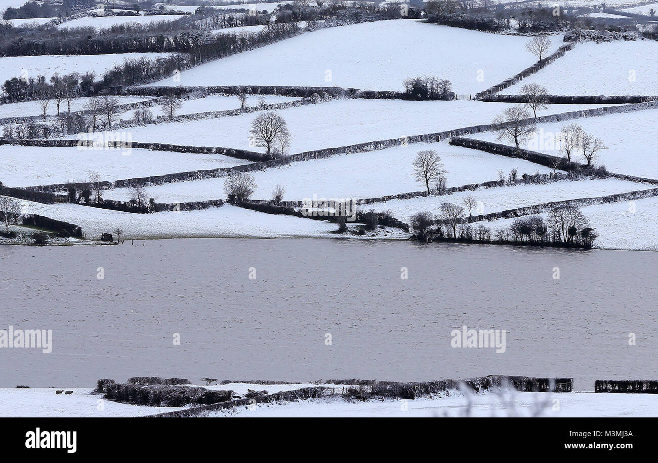 A view across Lough Ross in Crossmaglen, Co. Armagh Stock Photo - Alamy