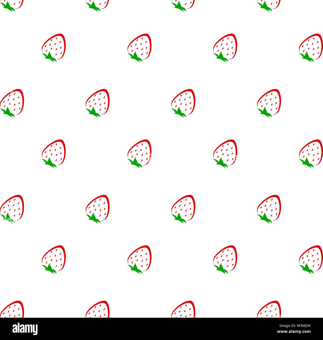Abstract strawberry vector seamless pattern background Stock Vector ...
