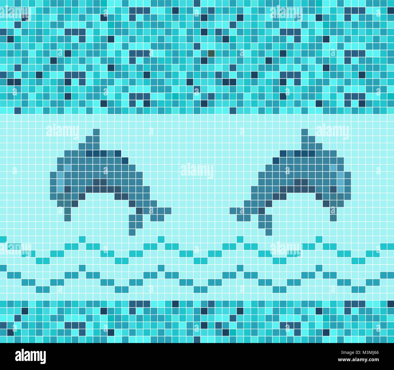Pixel dolphin hi-res stock photography and images - Alamy