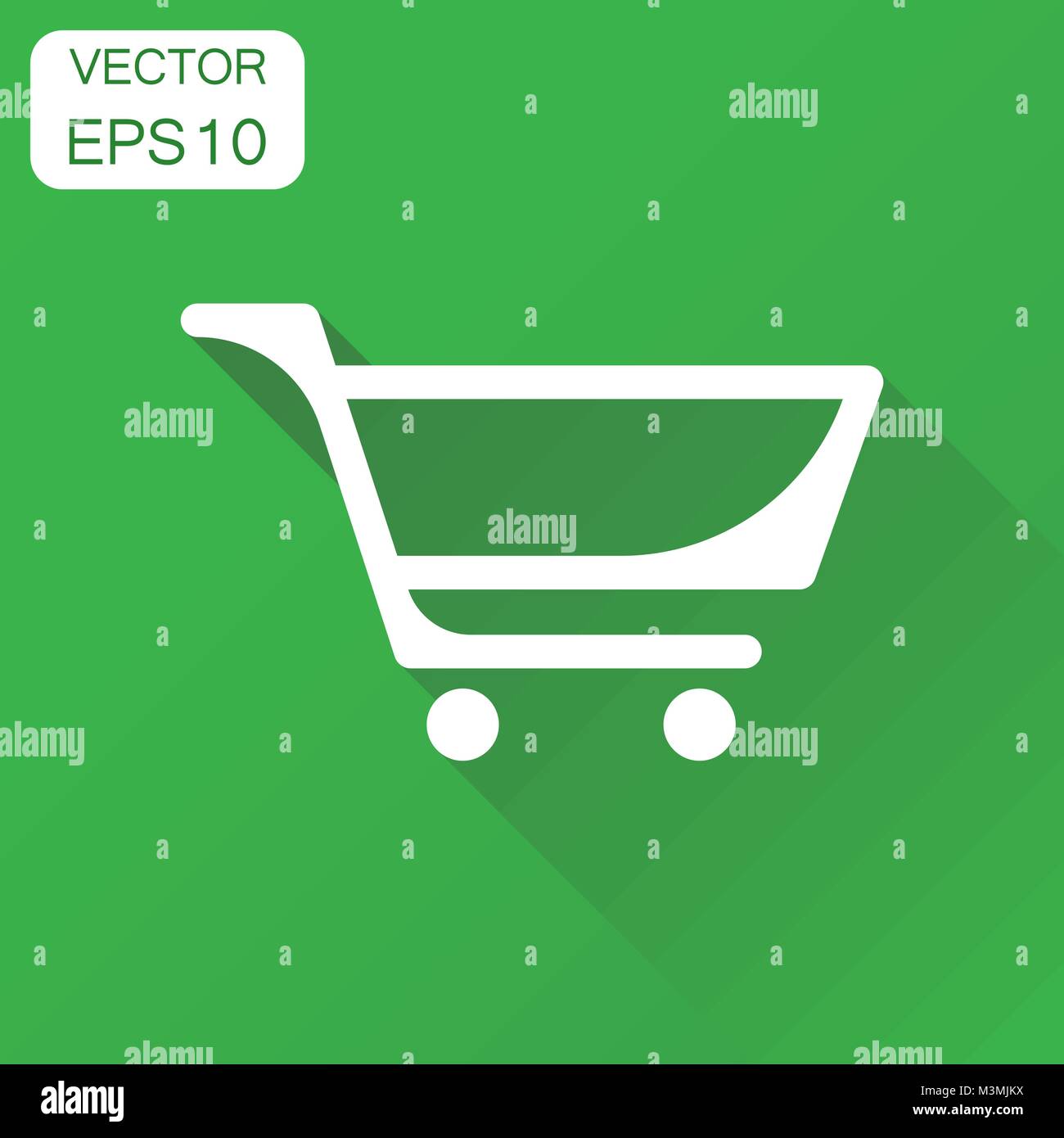 Shopping cart icon. Business concept shopping pictogram. Vector ...