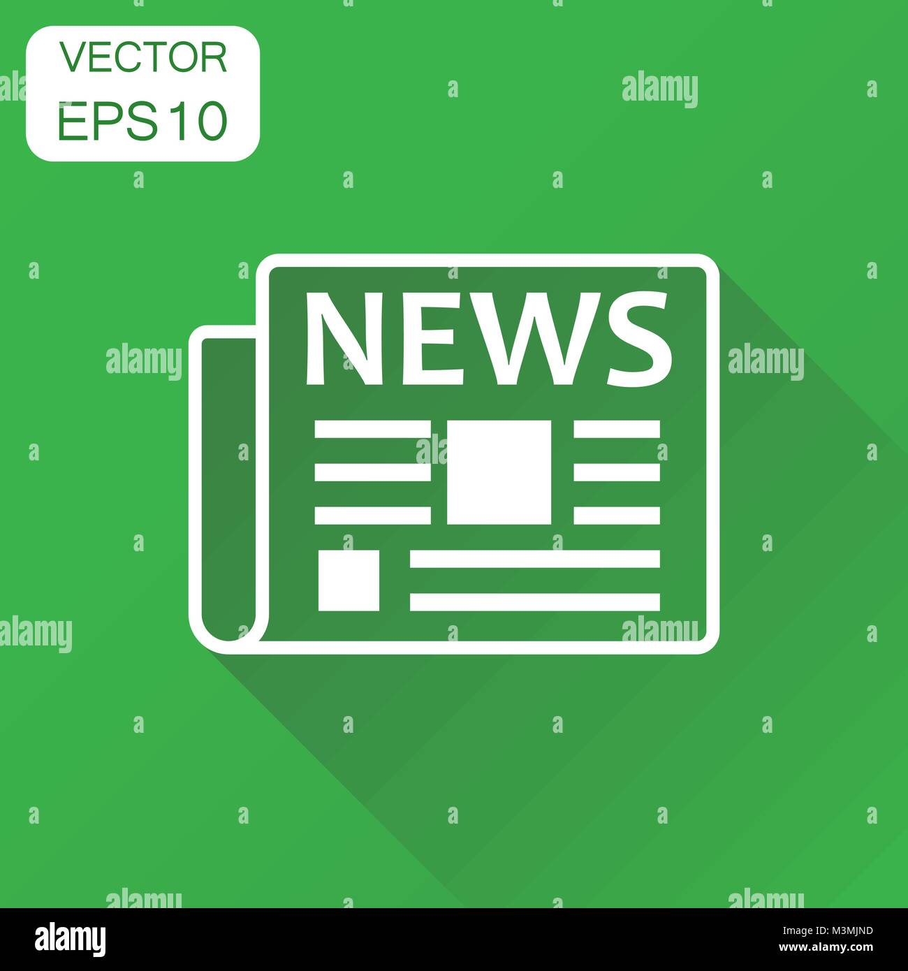 Newspaper icon. Business concept news symbol pictogram. Vector ...