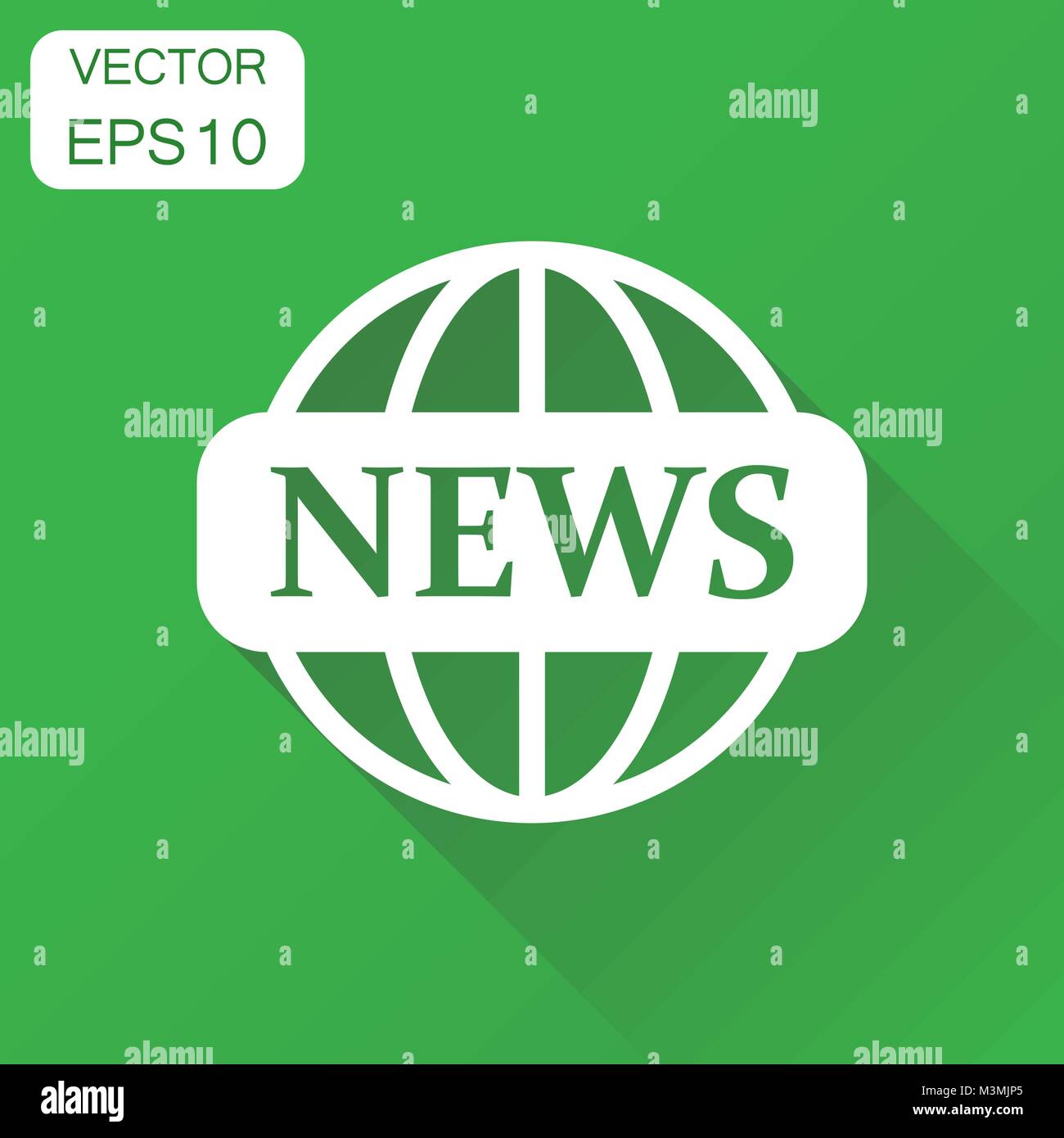 World news icon. Business concept news symbol pictogram. Vector ...