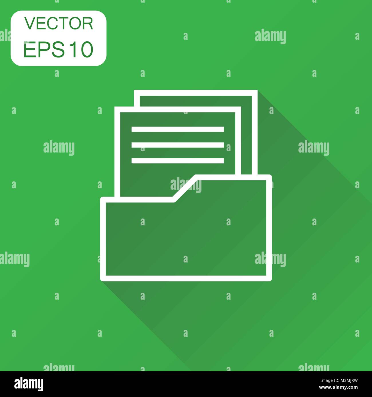 Document icon. Business concept archive data file symbol pictogram ...