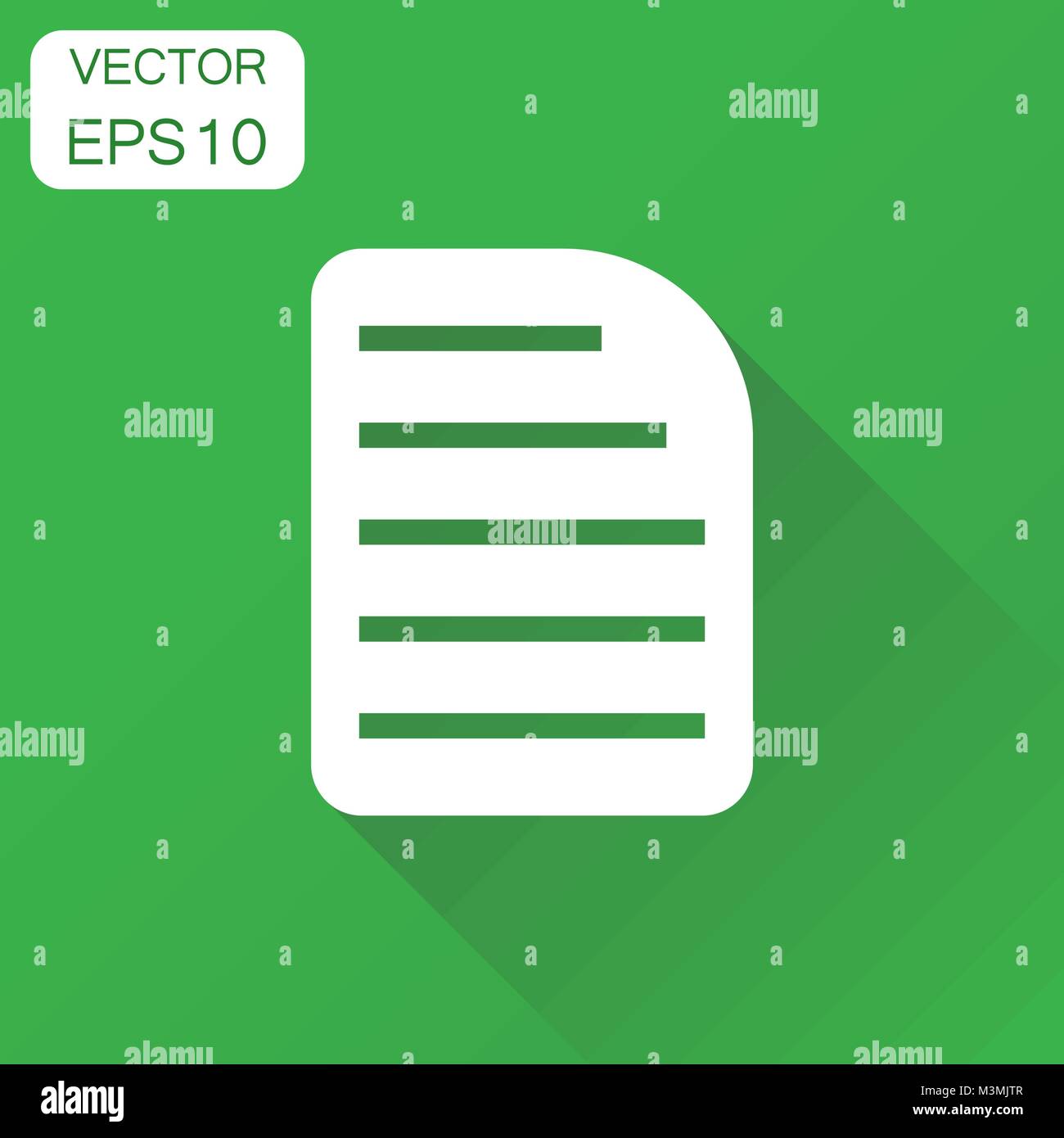 Document icon. Business concept archive data file symbol pictogram ...