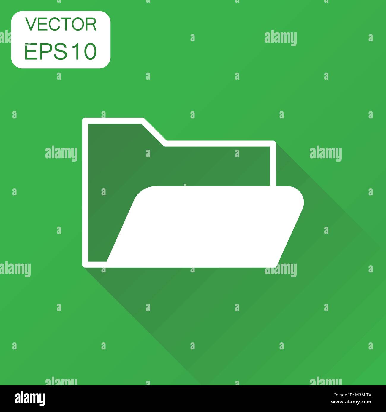 Folder document icon. Business concept archive data file symbol ...