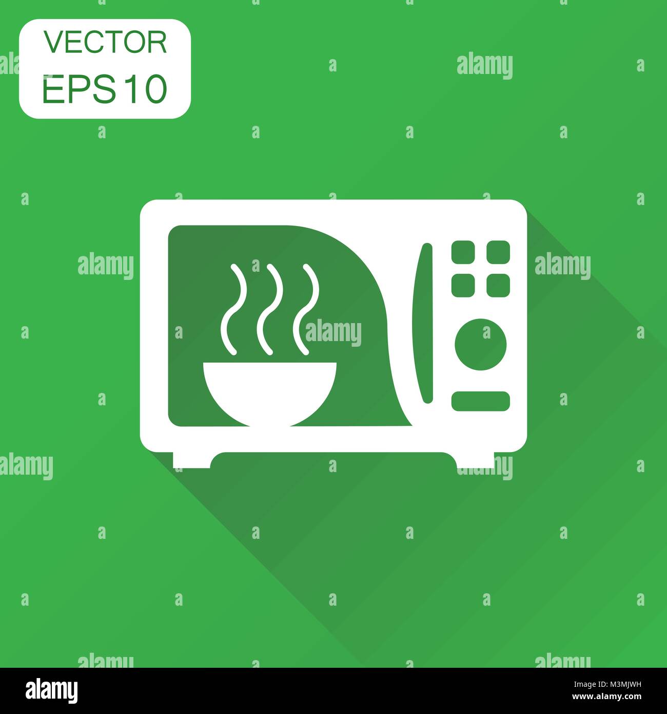 Microwave icon. Business concept microwave oven symbol pictogram ...