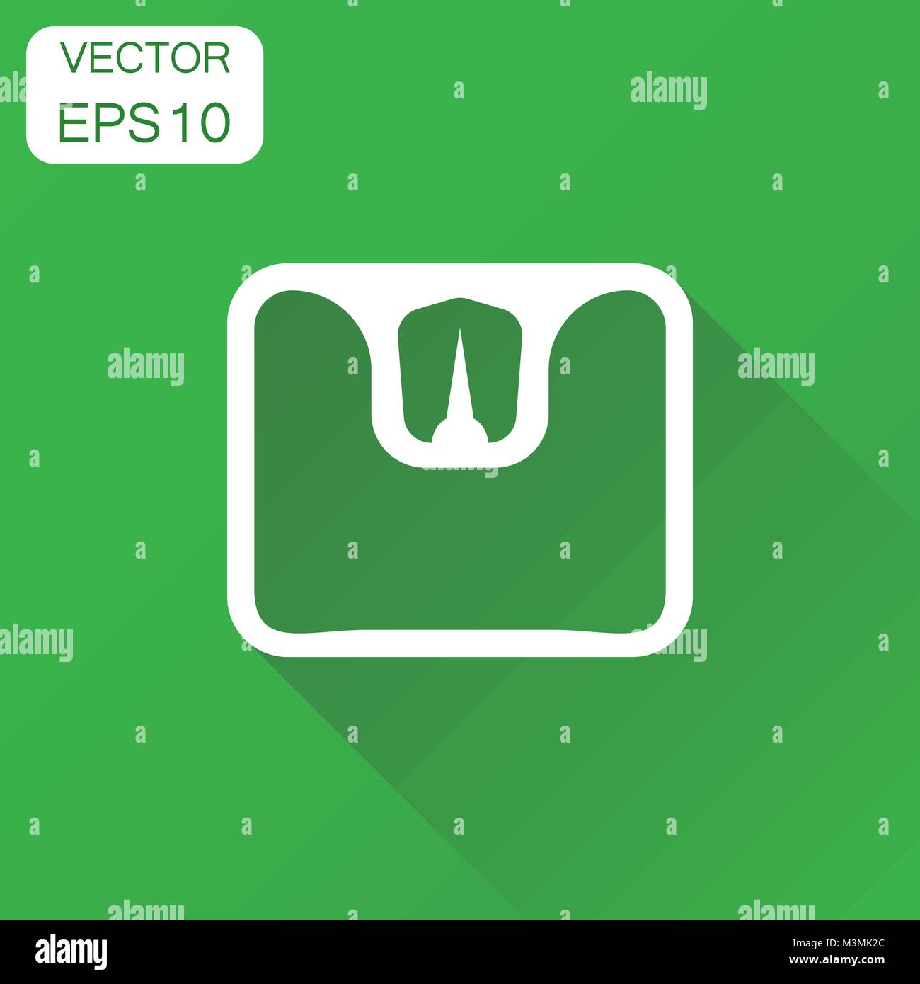 Bathroom scale weigher icon. Business concept weigher, balance sign ...