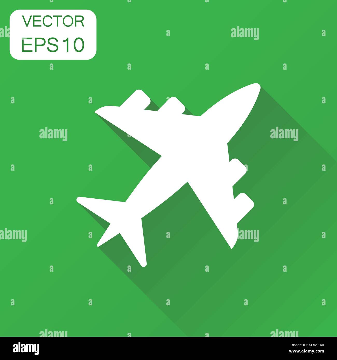 Airplane icon. Business concept airport plane pictogram. Vector ...
