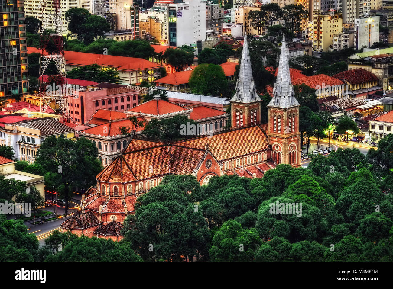 Notre-Dame Cathedral Basilica of Saigon taken in 2015 Stock Photo - Alamy