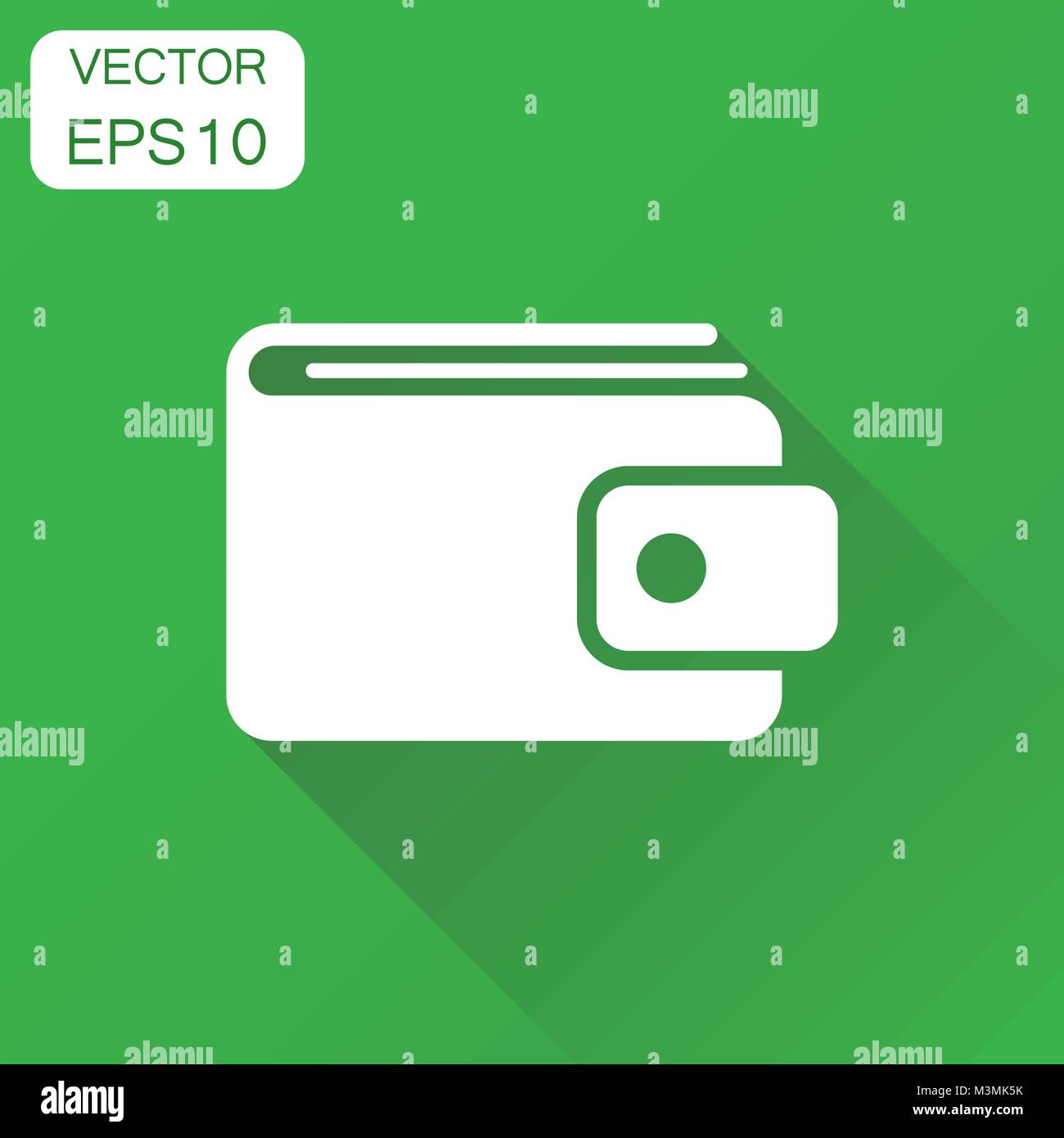 Wallet icon. Business concept money purse pictogram. Vector ...