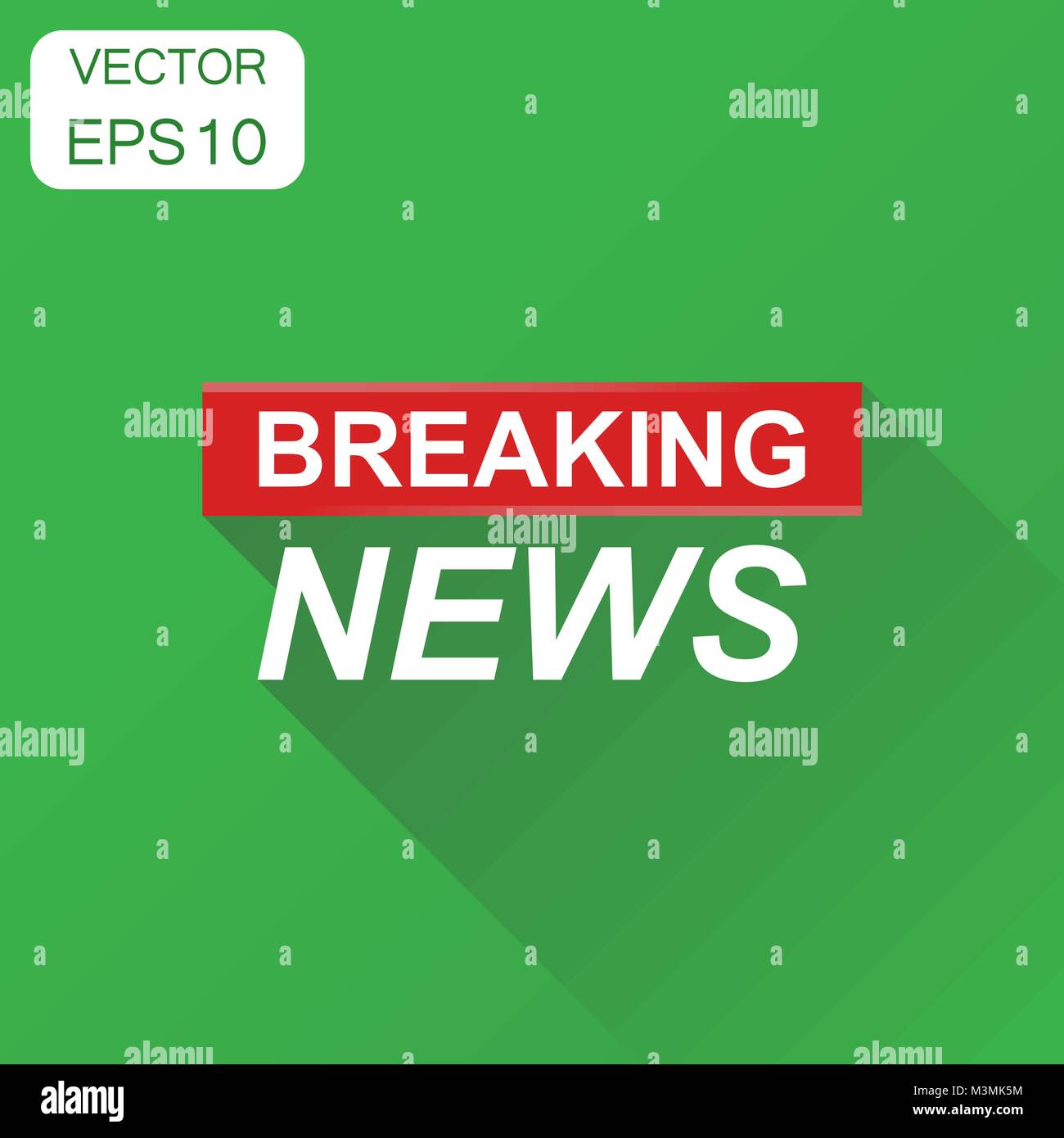 Breaking news icon. Business concept news pictogram. Vector ...
