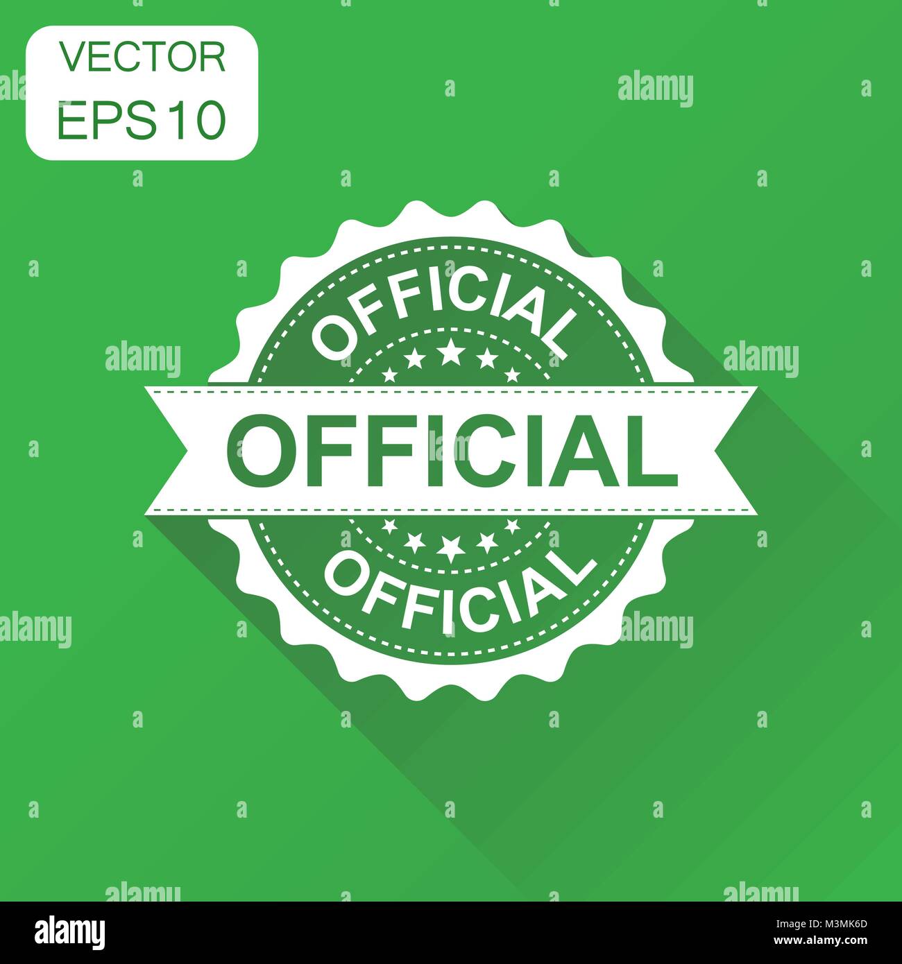 Official white certificate green Stock Vector Images - Alamy