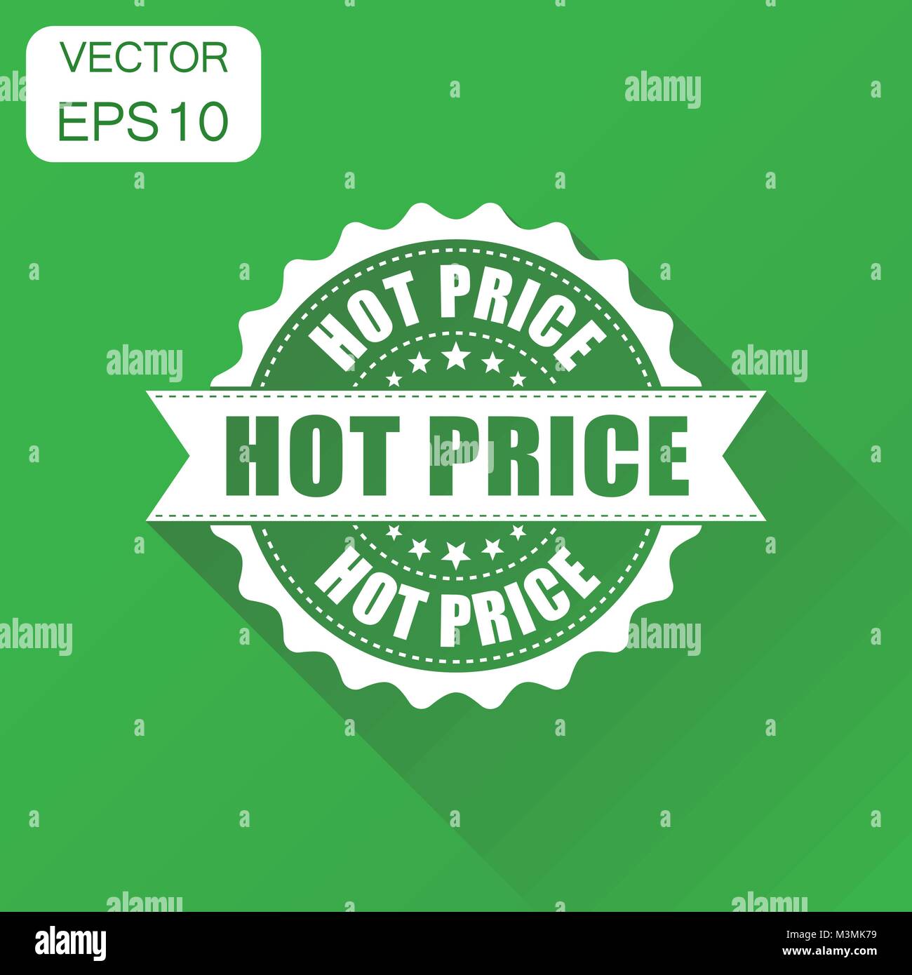 Hot price rubber stamp icon. Business concept hot price stamp pictogram ...