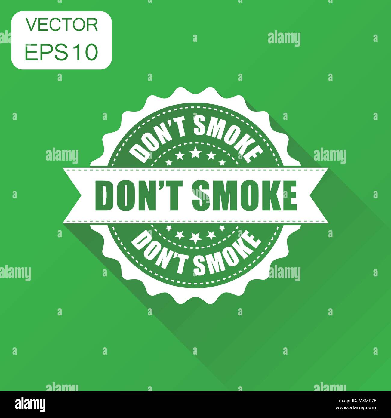 Don't smoke rubber stamp icon. Business concept no smoking stamp ...